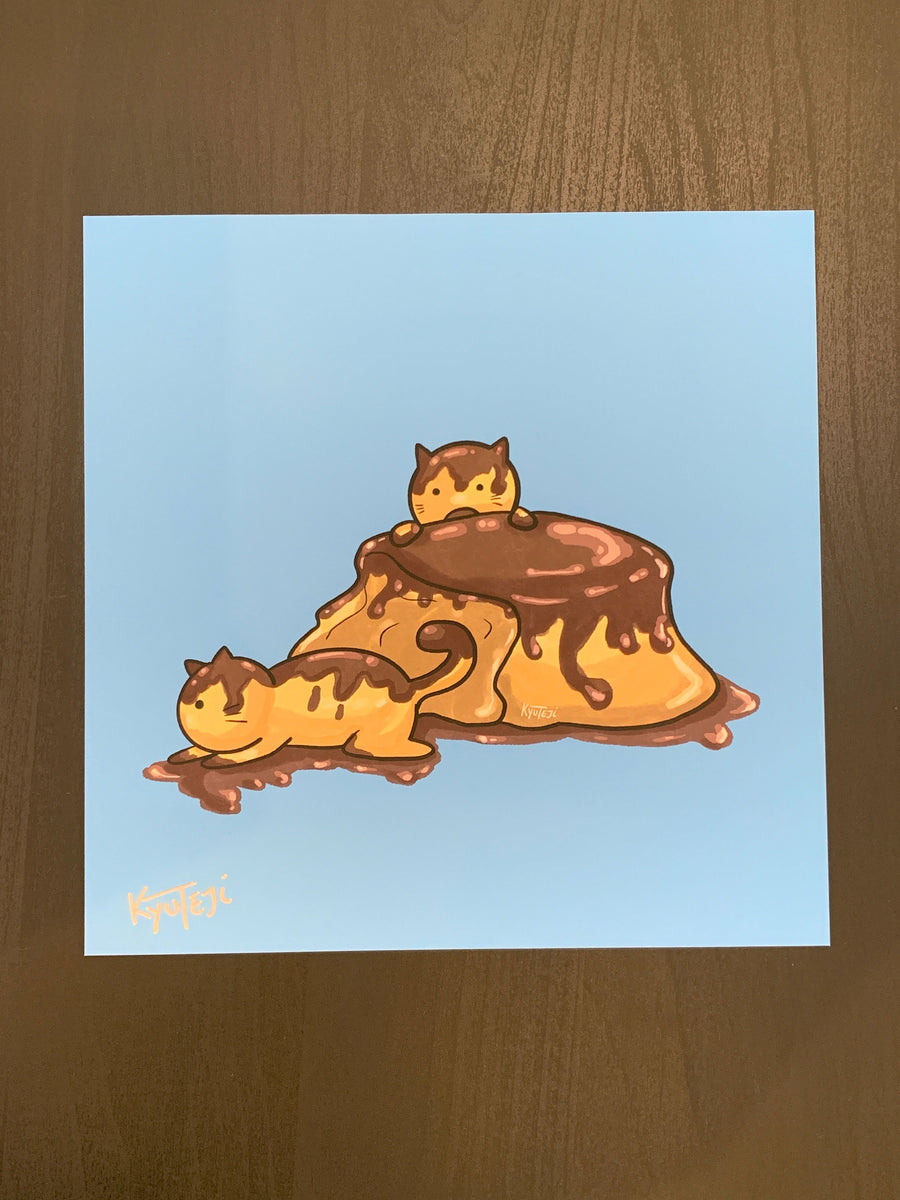 Flan Cats Print – Kyuteji